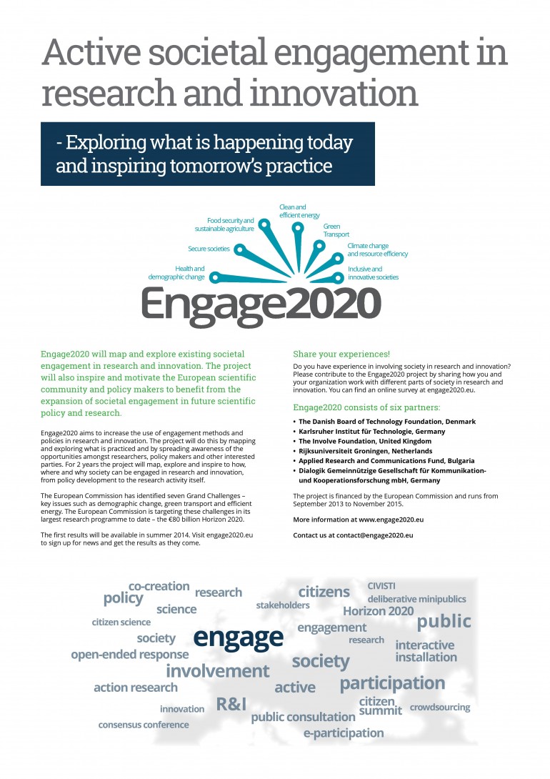 Poster introduction: what is engage2020? | Engage2020